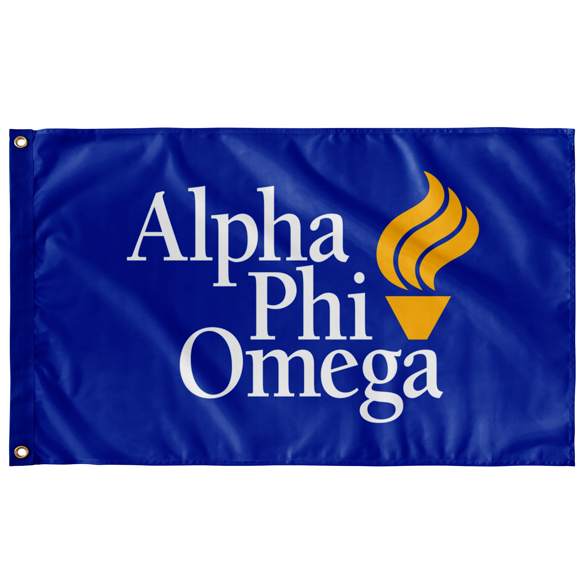 Alpha Phi Omega Logo Alpha Phi Omega Greek Flag Logo White Gold