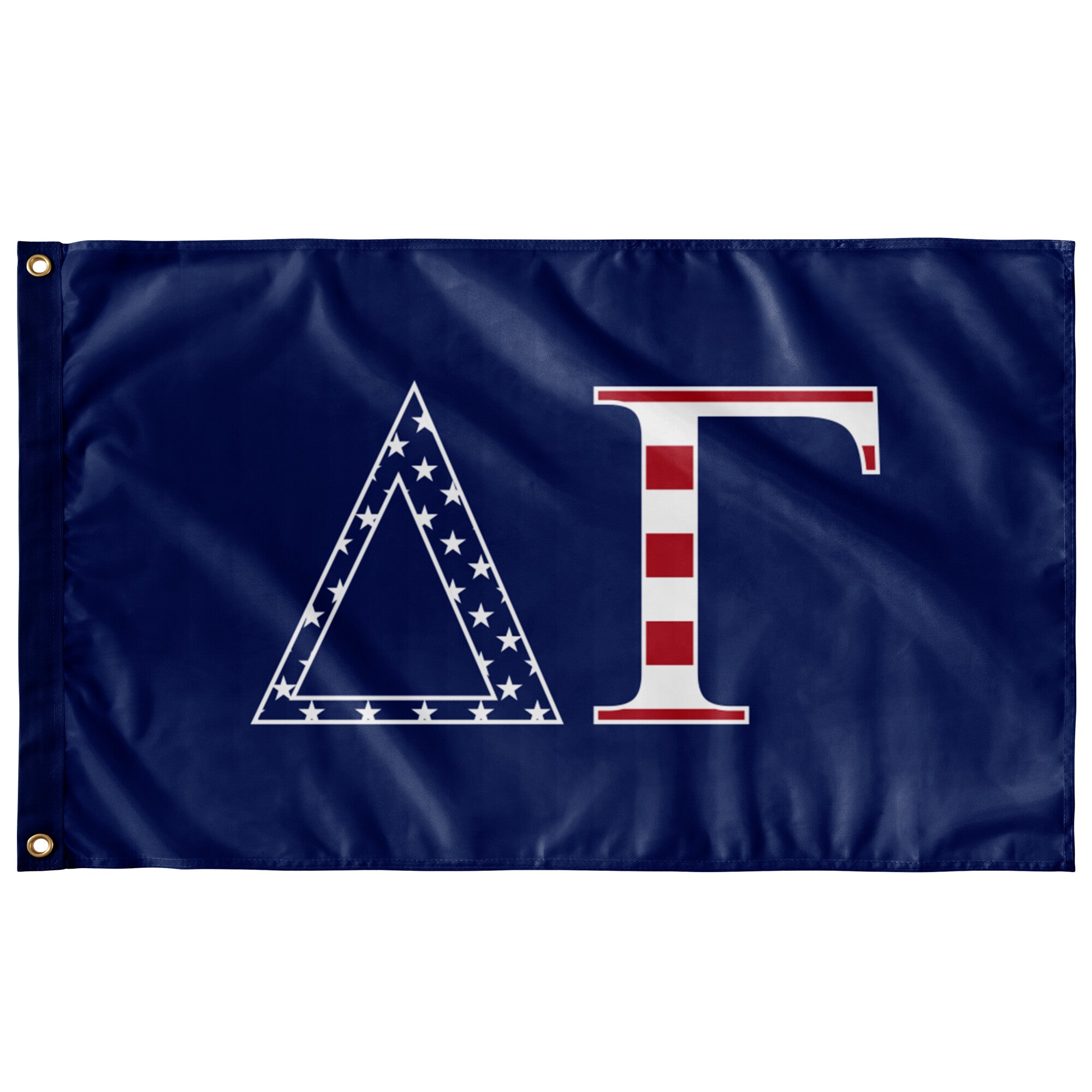 Blue Greek Delta Symbol